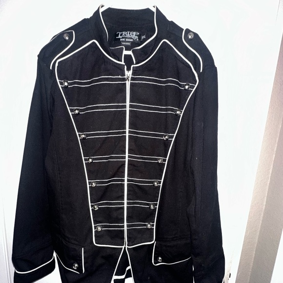 Tripp nyc | Jackets & Coats | Tripp Nyc Vintage Band Jacket Xxl | Poshmark